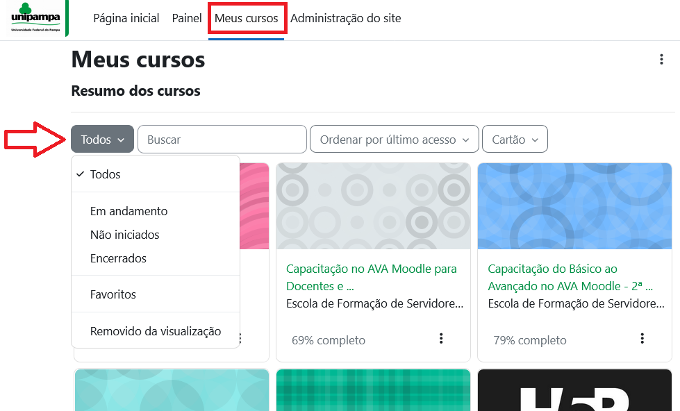 Manual do Professor | Moodle